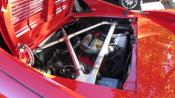 MR2 Sw20 TRD style X brace strut bar Stainless steel