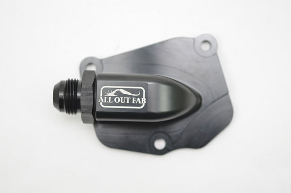 k20 k24 Tensioner Plate 90° Billet Oil Drain catch can K20 K24 Black/S