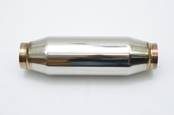 12 inch bottle style B-series slim resonator muffler 2.25" 2.5" 3" 3.5