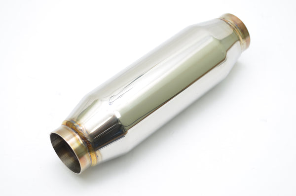 12 inch bottle style B-series slim resonator muffler 2.25" 2.5" 3" 3.5