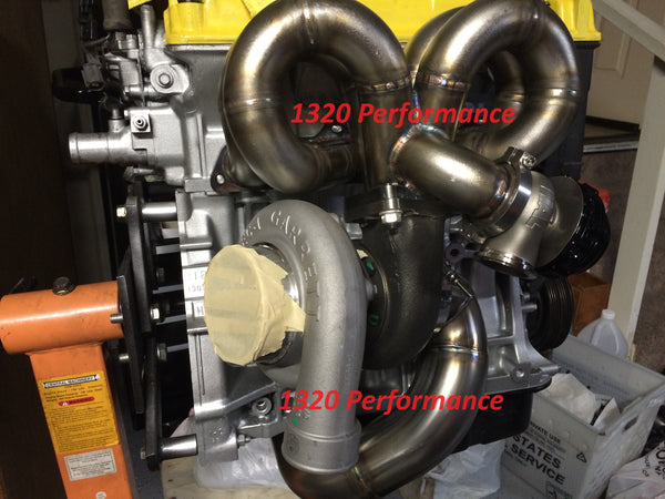 B series AC compatible Catted Downpipe for 1320 Performance ac Turbo m