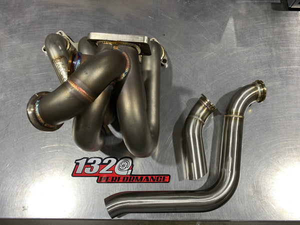 1320 performance forward facing turbo manifold t4