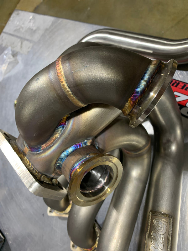 1320 performance forward facing turbo manifold t4