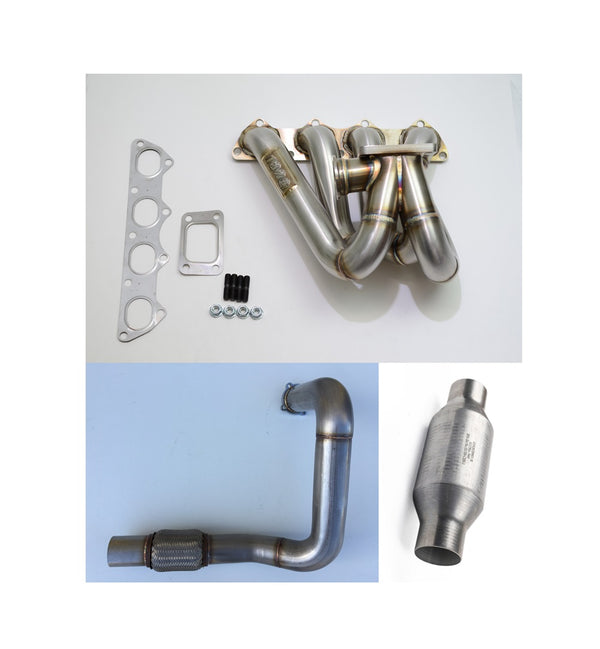 1320 PERFORMANCE B series T3 Top mount turbo manifold AC compatible
