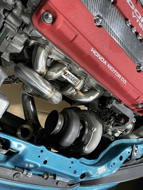 B series UEL™ turbo manifold hood exit GSR SI b16 b20 b18c1 b18