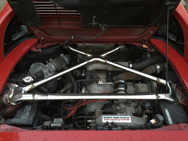MR2 Sw20 TRD style X brace strut bar Stainless steel