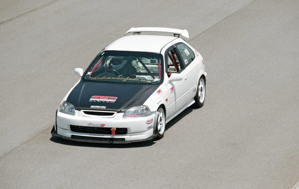 EK9 CTR spoiler tilt bracket powder coated black