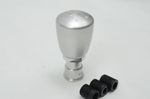 Universal 5 speed shift knob in Silver finish