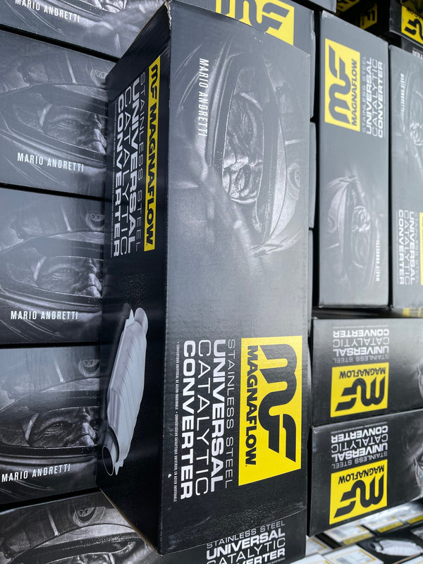 MagnaFlow 54959 - 3" CERAMIC CAT Universal Spun Catalytic Converters