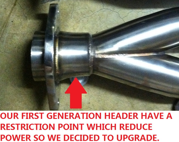 Big Tube K swap header K20 K24