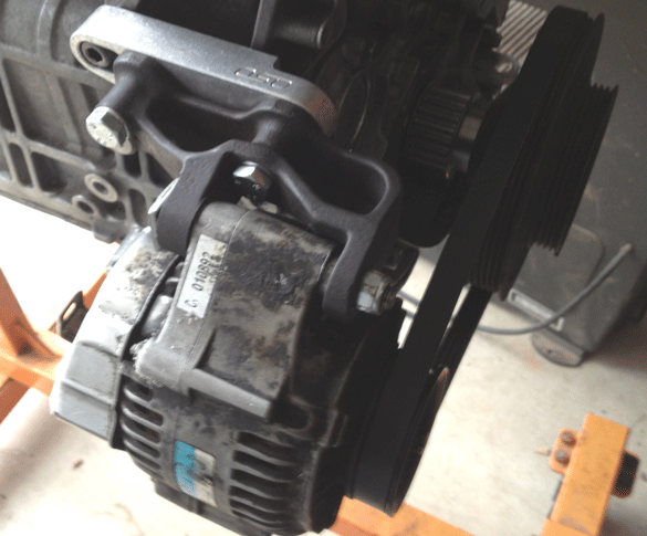 1320 performance h2b alternator bracket billet aluminum