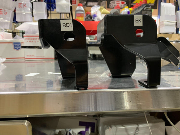 2 bolt RD1 CRV motor mount with side bracket BLACK